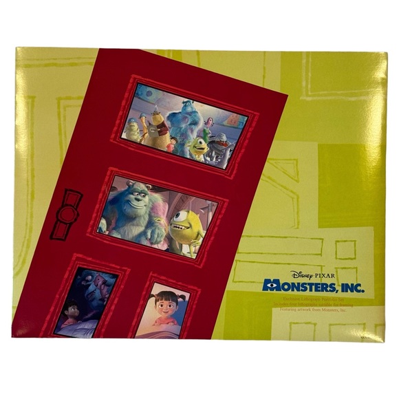 Disney | Art | Disneys Pixar Monsters Inc Exclusive Lithograph ...